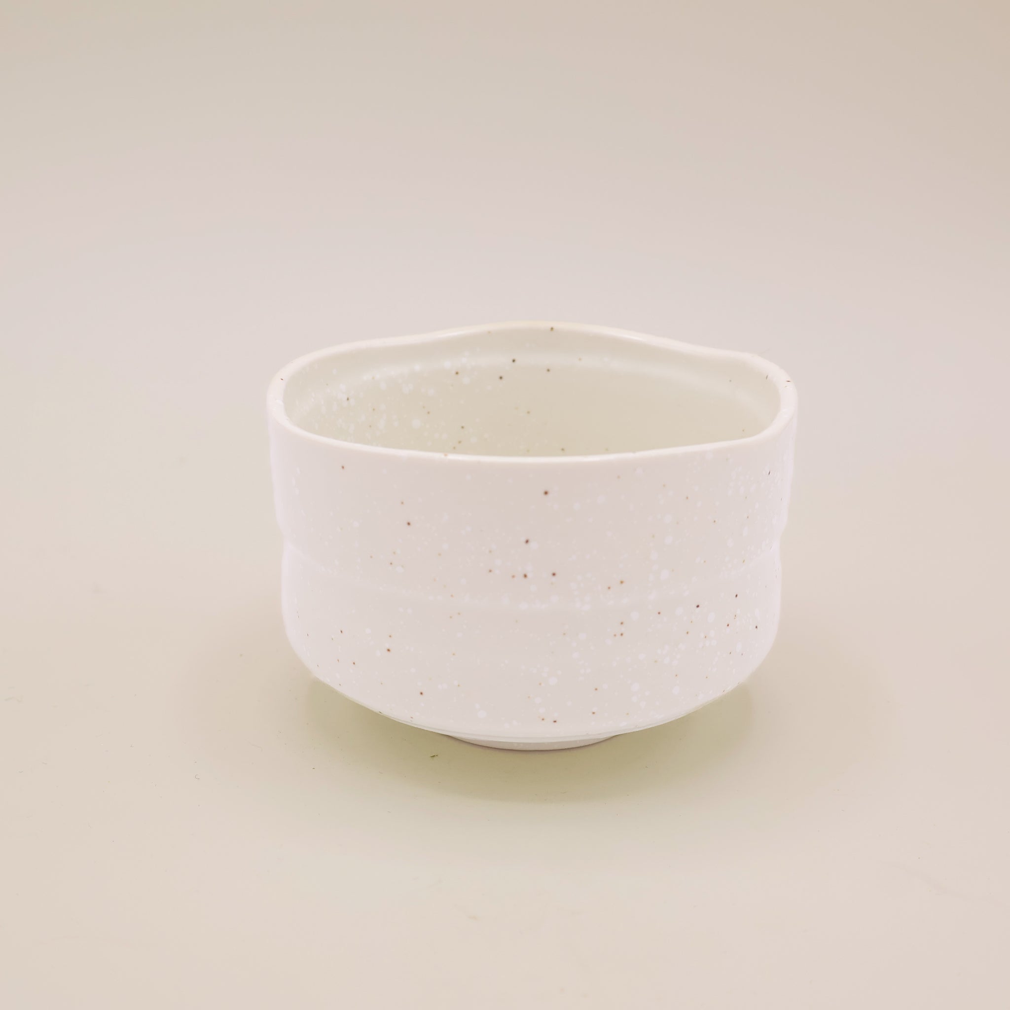 Matcha cup - Small white with notch